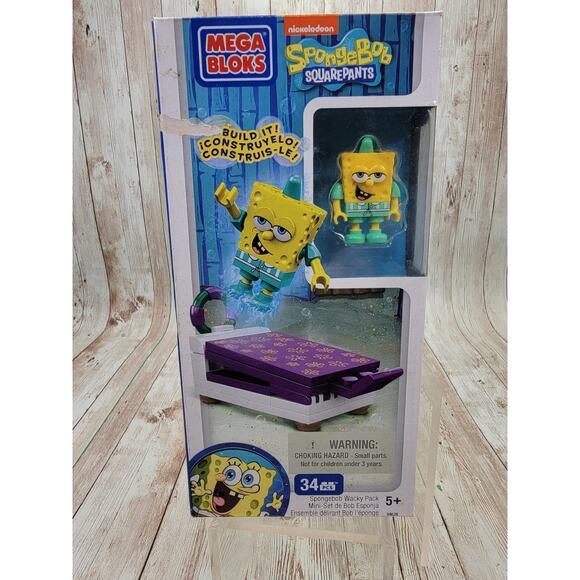 Mega Bloks | Toys | Mega Bloks Spongebob Squarepants Wacky Pack 9468u ...